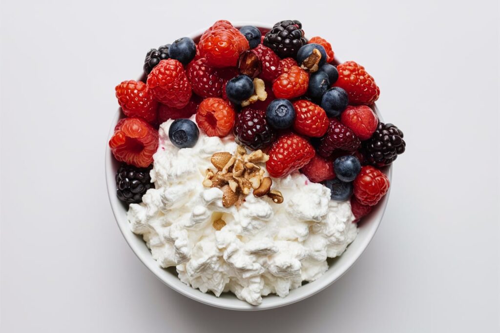 Cottage Cheese & Berries - Yummy Olivia Recipes